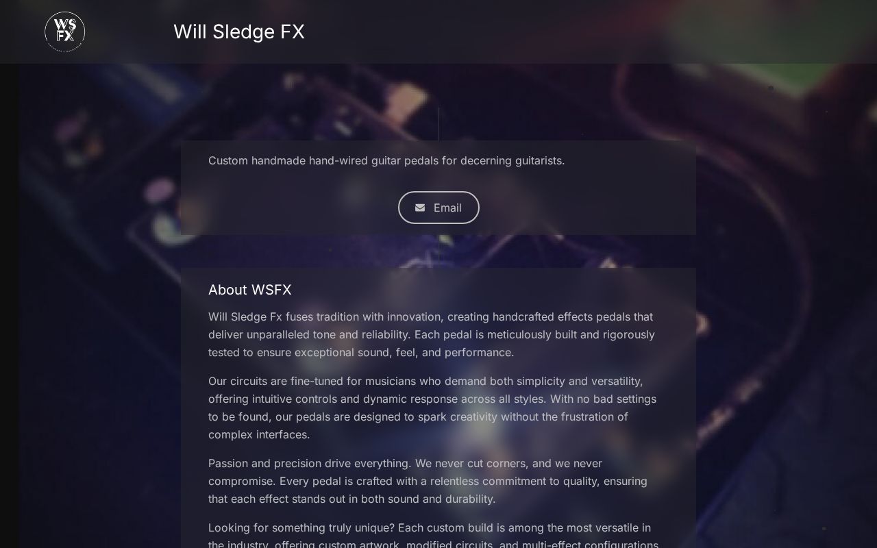 Will Sledge Fx